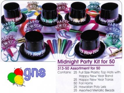 Midnight Party Kit 313-50 for 50 people - GNS Party Rentals - Party ...