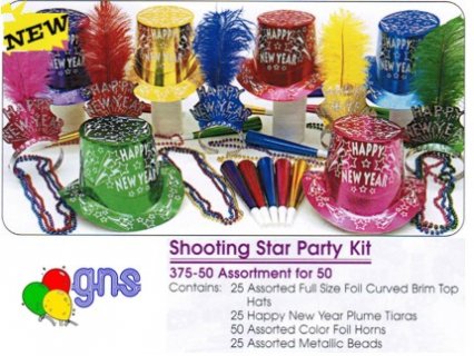 Shooting Star Asst Kit 375-50 for 50 people - GNS Party Rentals - Party ...