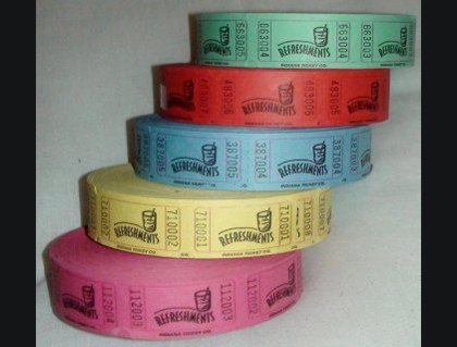 Refreshment Ticket Roll/1000 - GNS Party Rentals - Party Rentals Toronto