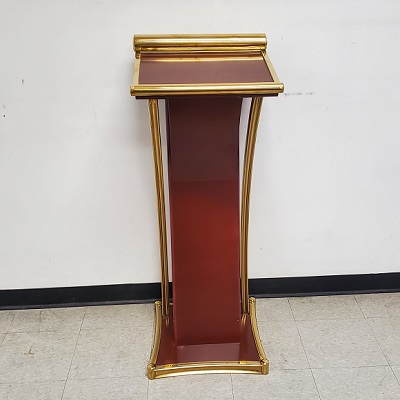 Podium with Gold Finish - GNS Party Rentals - Party Rentals Toronto