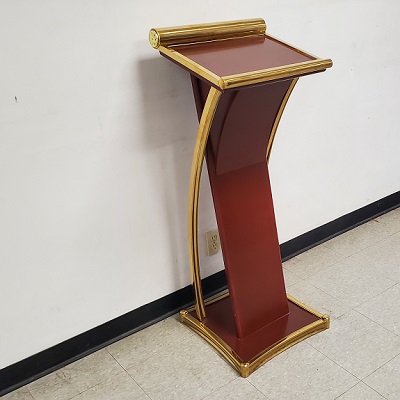 Podium with Gold Finish - GNS Party Rentals - Party Rentals Toronto
