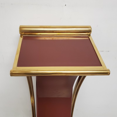 Podium with Gold Finish - GNS Party Rentals - Party Rentals Toronto